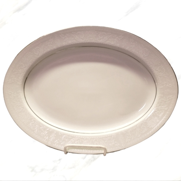Salem Fine China | Dining | Vtg Platter Salem China Translucent Lace ...